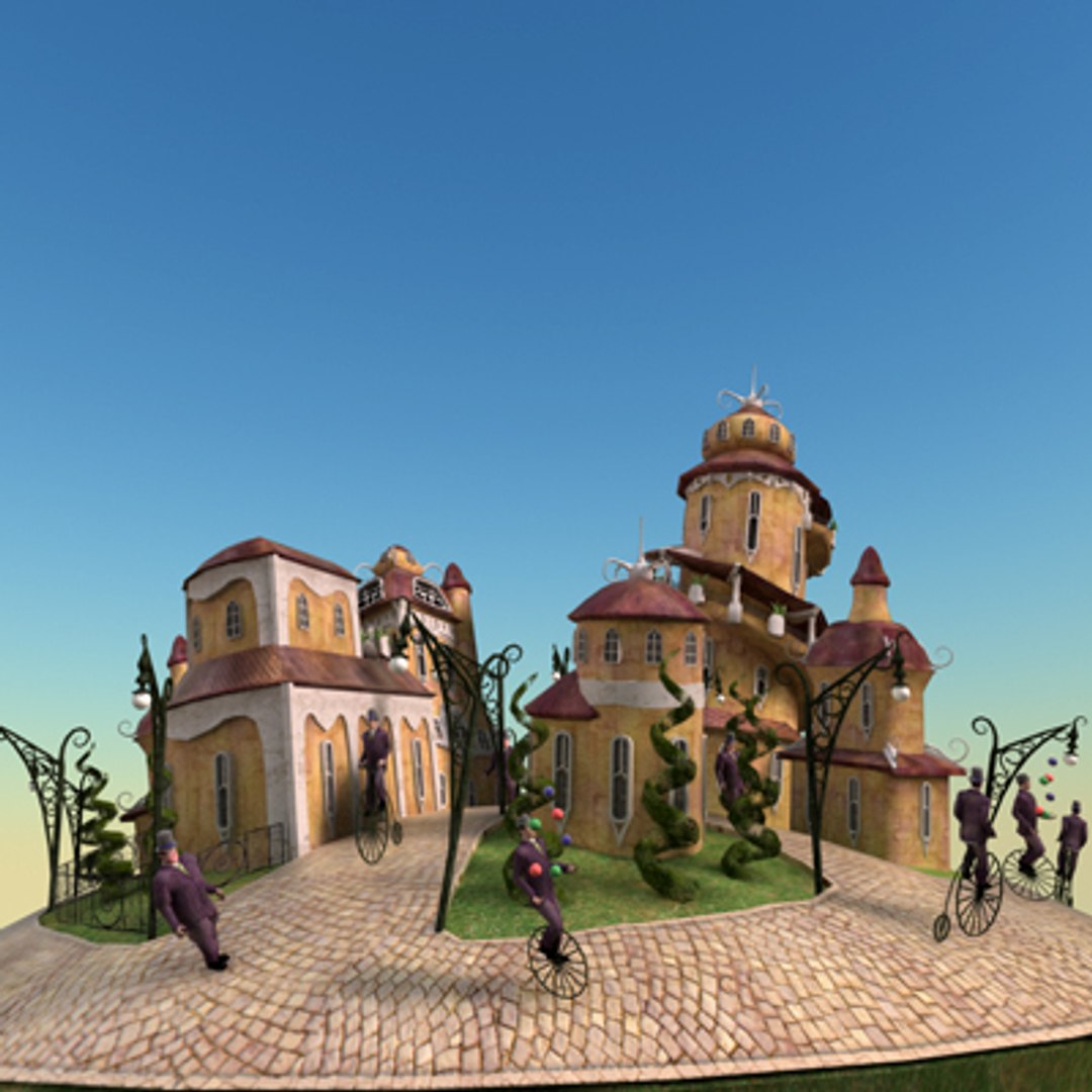 3d Model Fantasy Scene