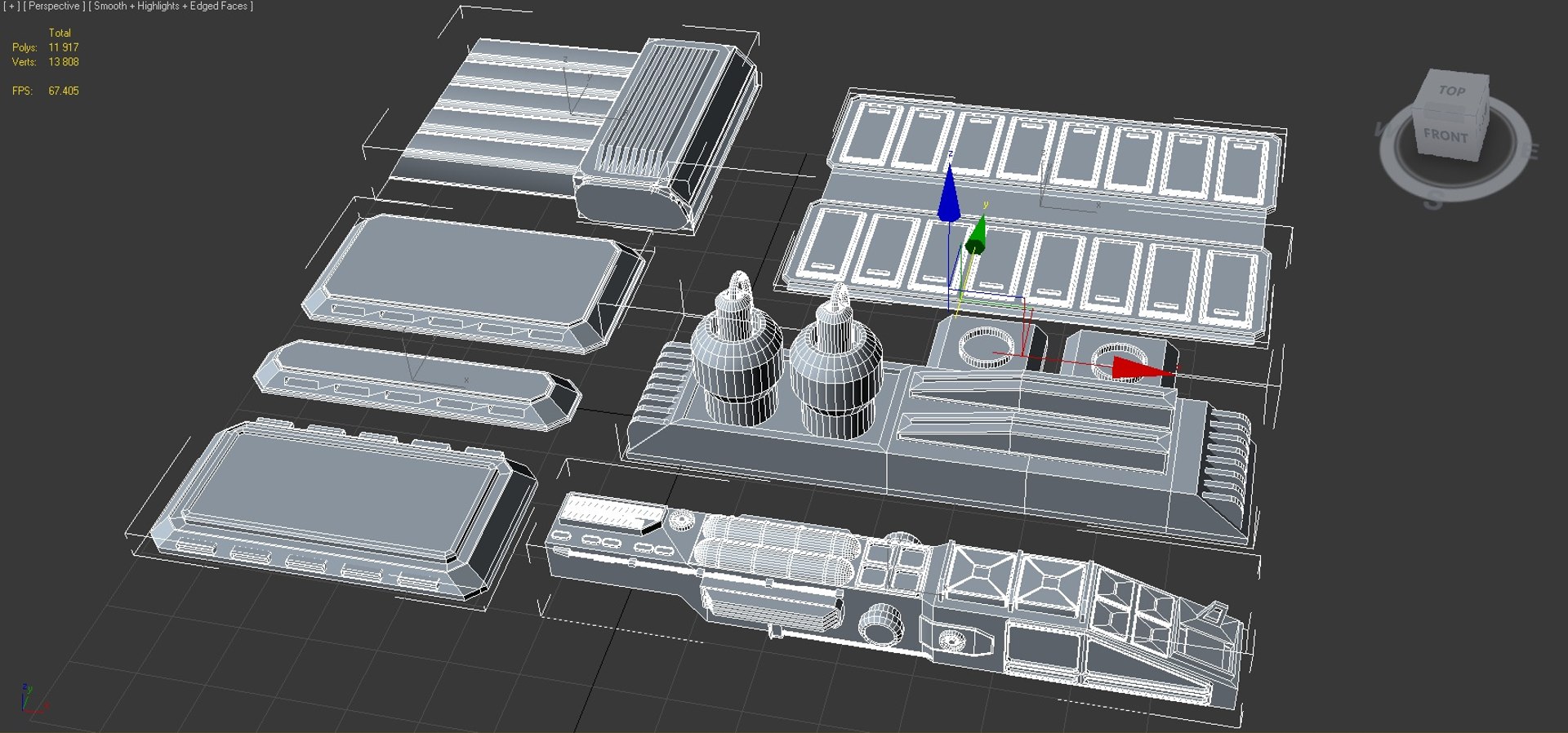 Starship Greeble 3 3D Model - TurboSquid 1202597