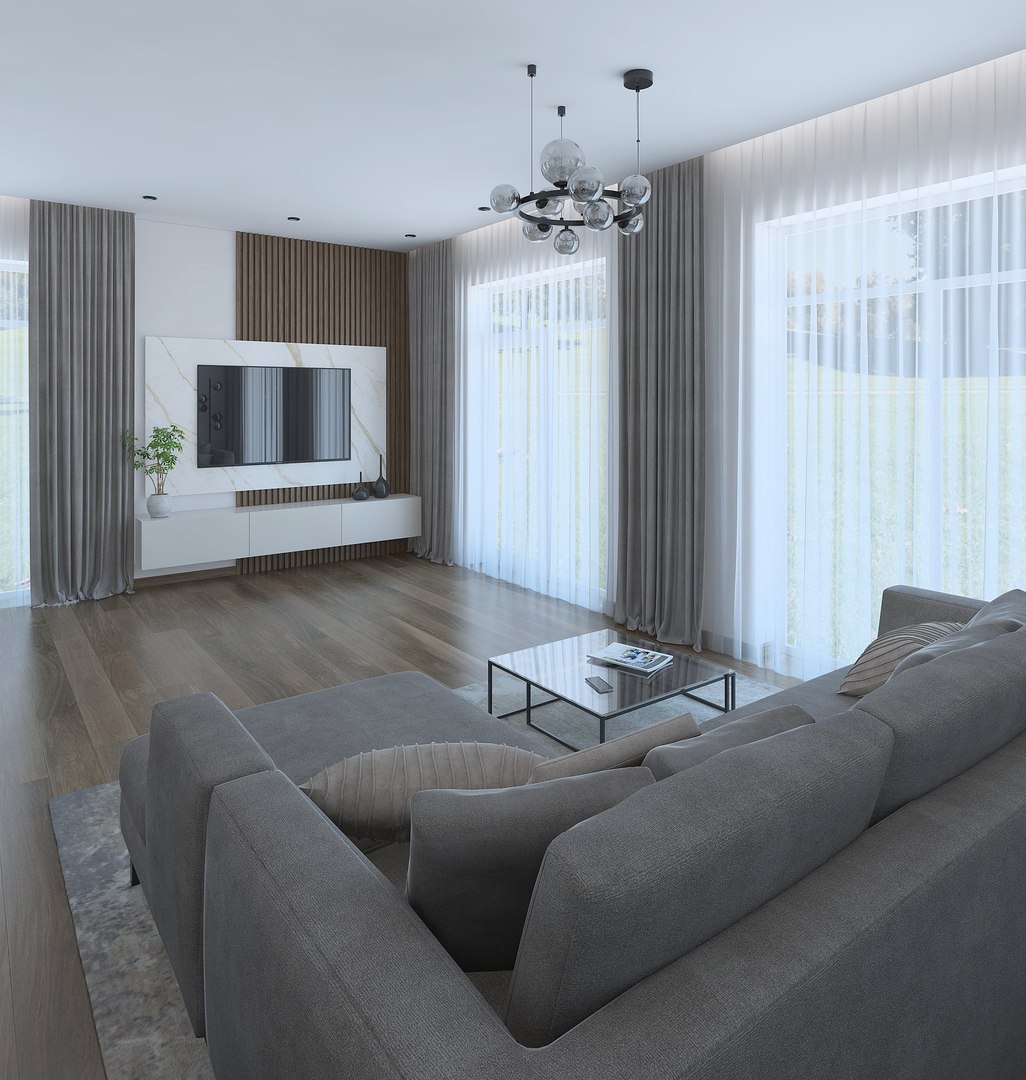Spacious Nice Living Room Model - TurboSquid 1970856