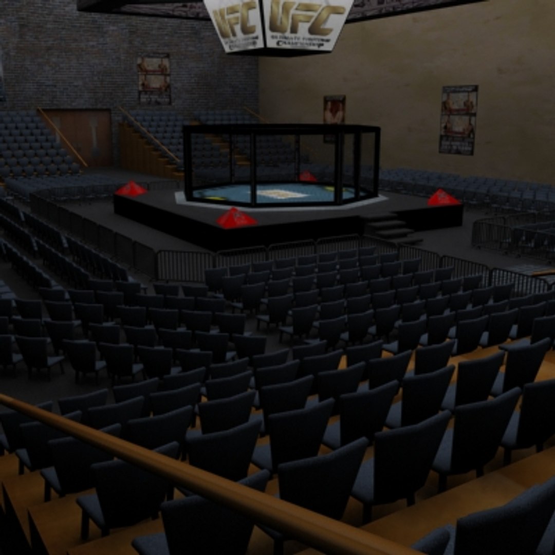 Octagon Ufc Cage 3d Max