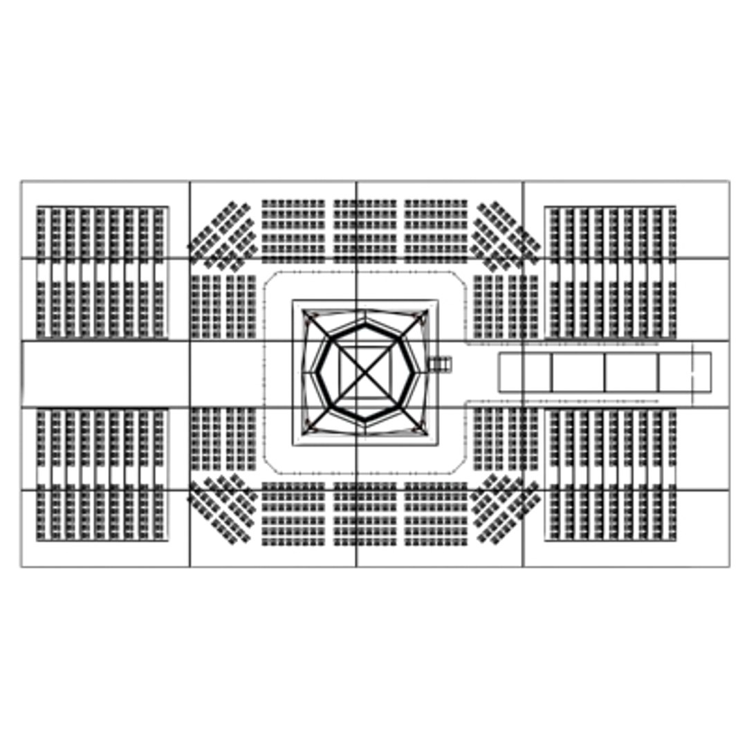 Octagon Ufc Cage 3d Max