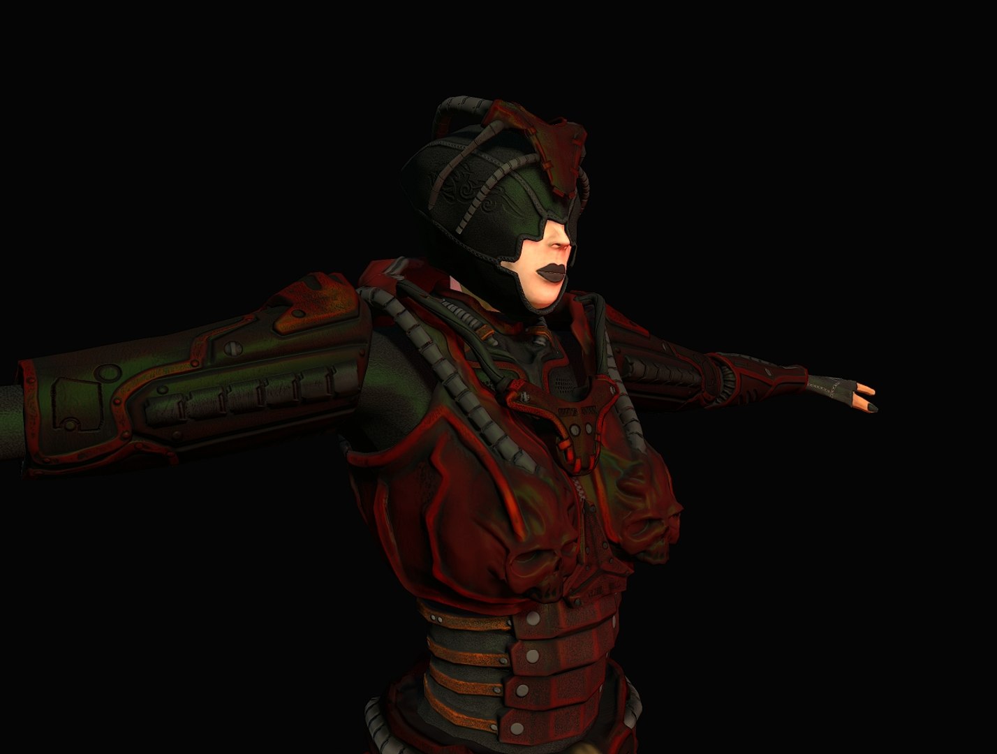 3d Fantasy Sci-fi Character