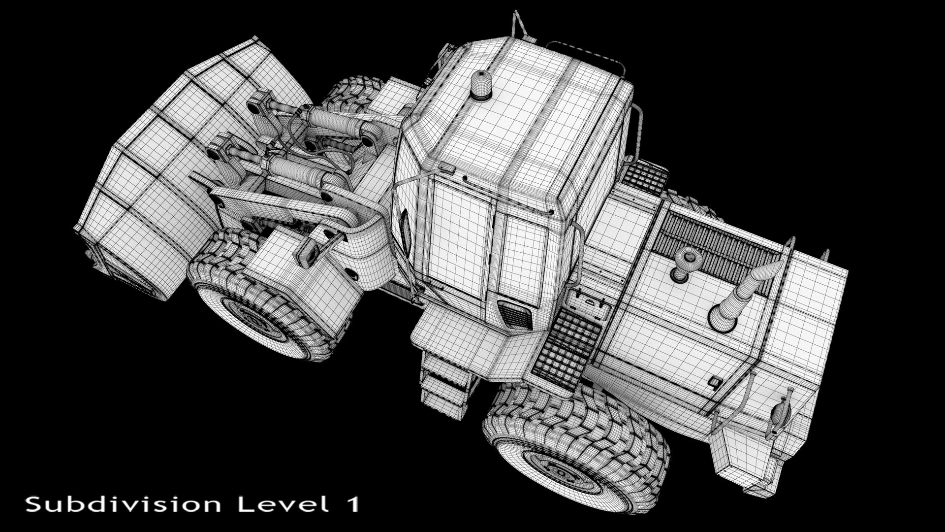 Wheel Loader PBR 3D model - TurboSquid 2164184