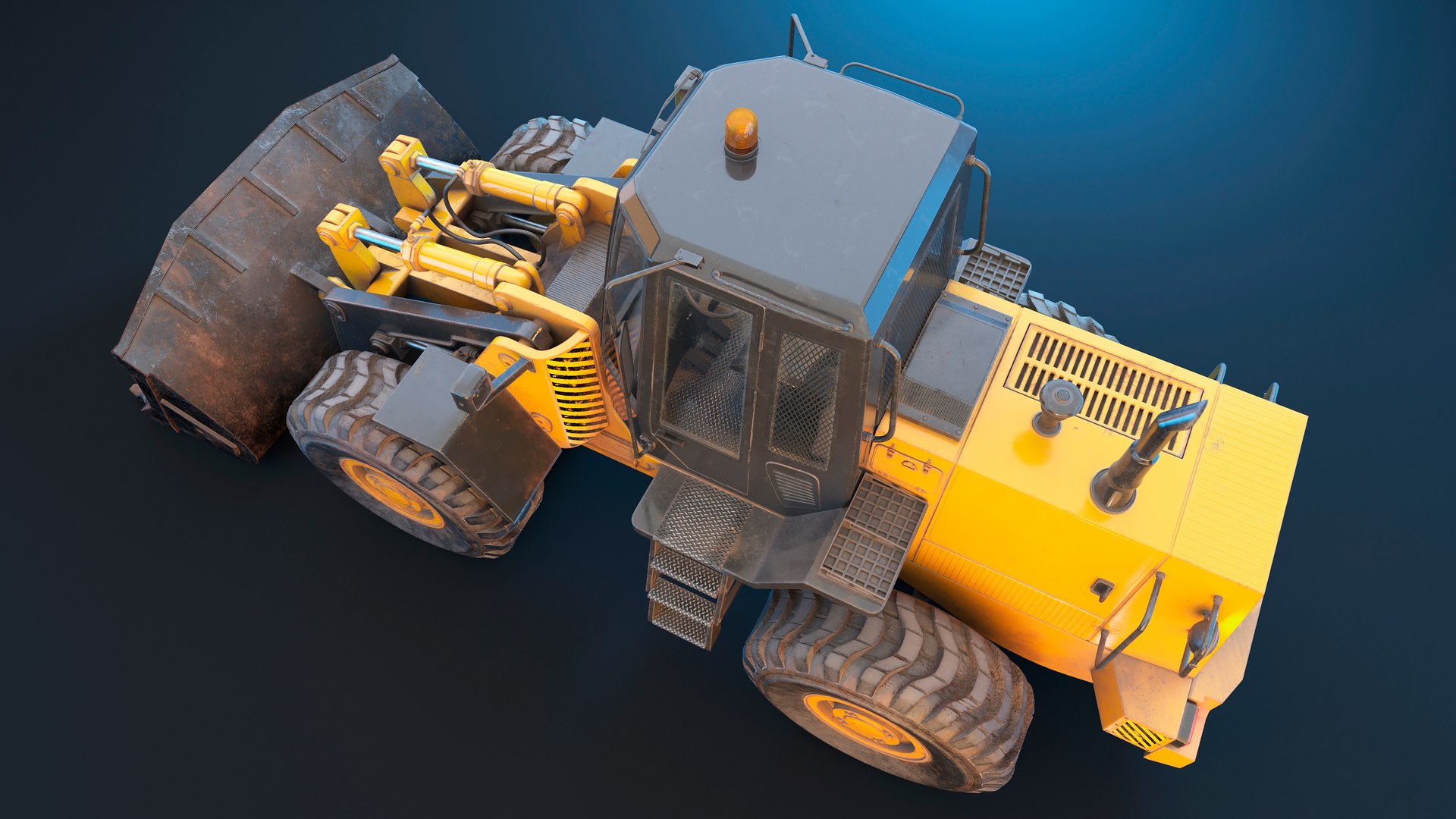 Wheel Loader PBR 3D model - TurboSquid 2164184