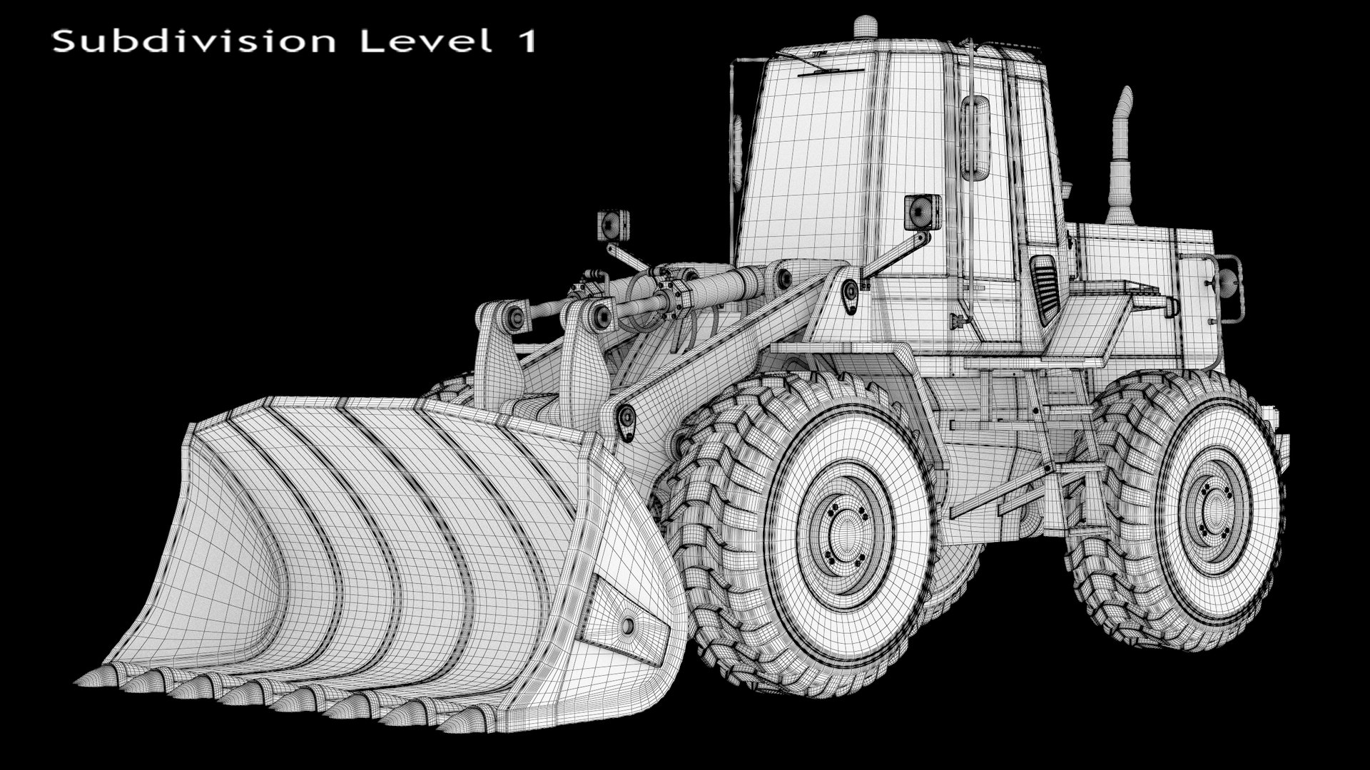 Wheel Loader PBR 3D model - TurboSquid 2164184
