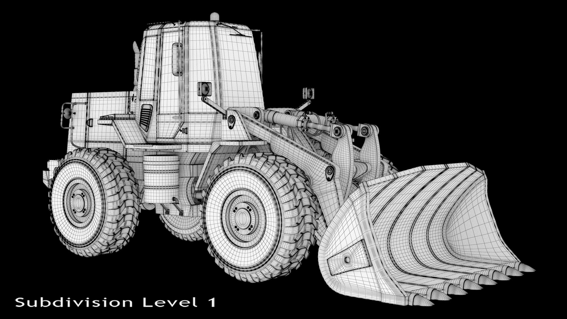 Wheel Loader PBR 3D model - TurboSquid 2164184