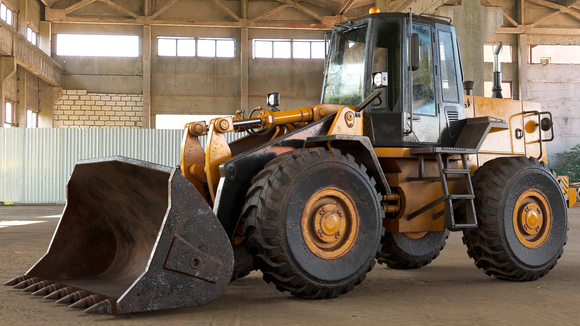 Wheel Loader PBR 3D model - TurboSquid 2164184