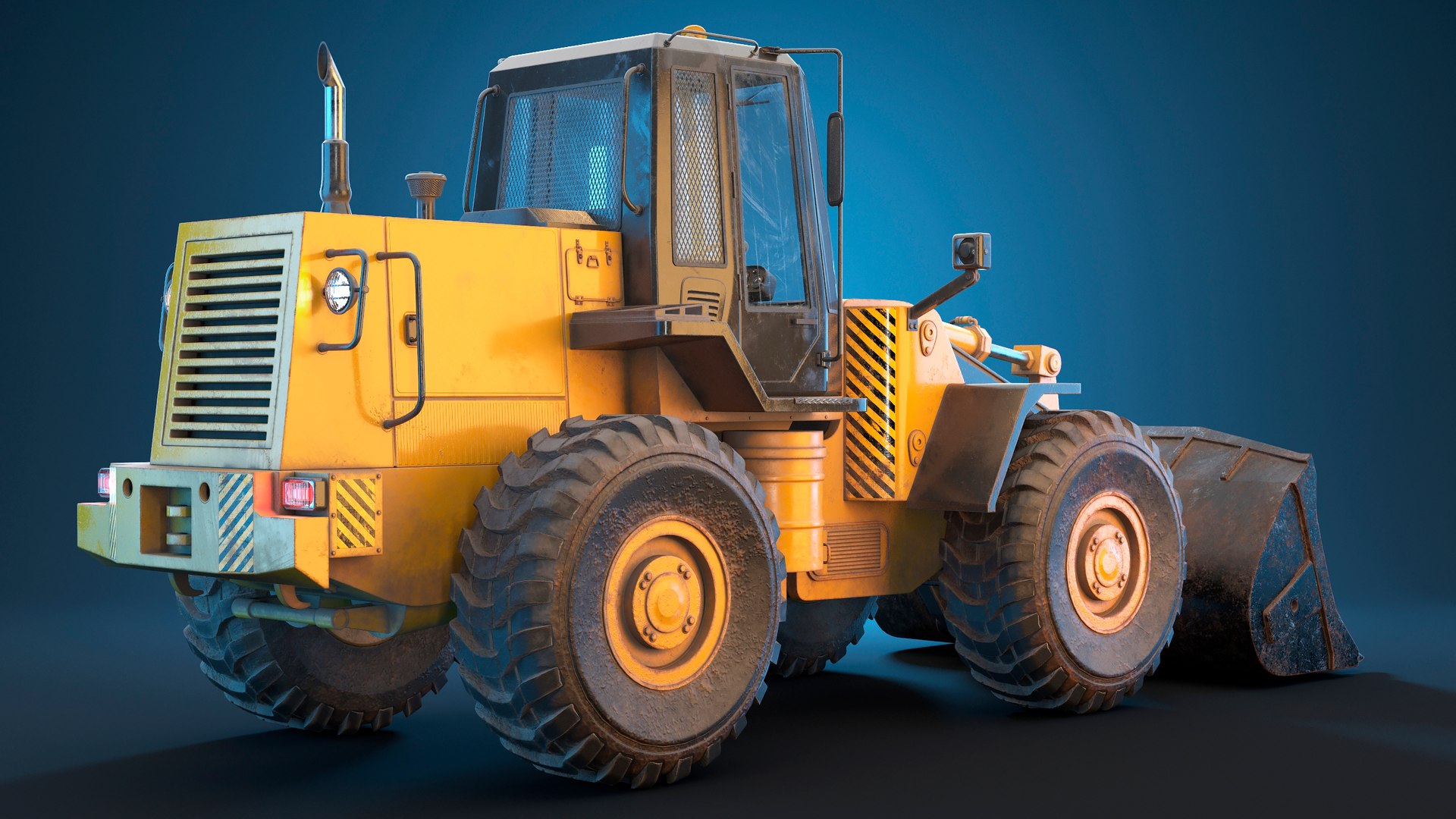 Wheel Loader PBR 3D model - TurboSquid 2164184