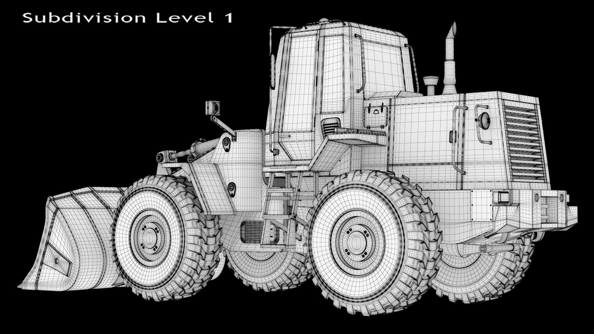 Wheel Loader PBR 3D model - TurboSquid 2164184