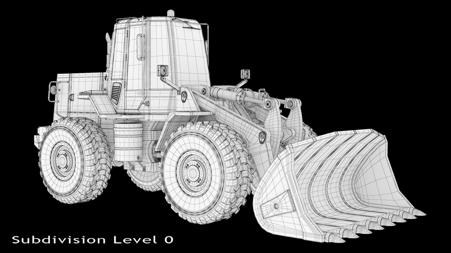 Wheel Loader PBR 3D model - TurboSquid 2164184