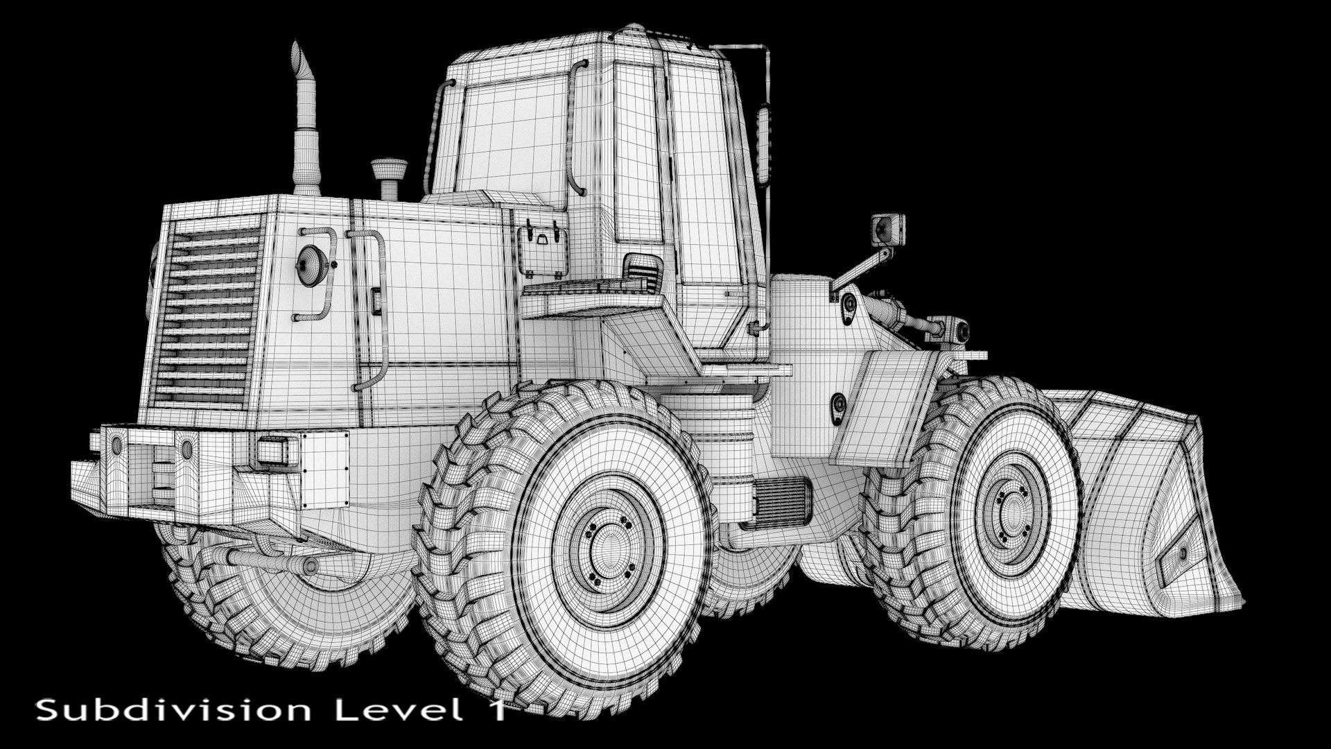 Wheel Loader PBR 3D model - TurboSquid 2164184