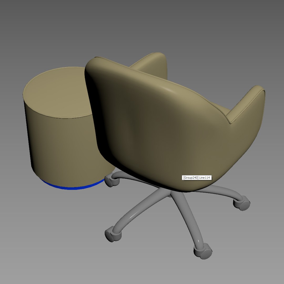 3D Bank Chair Model - TurboSquid 1476071