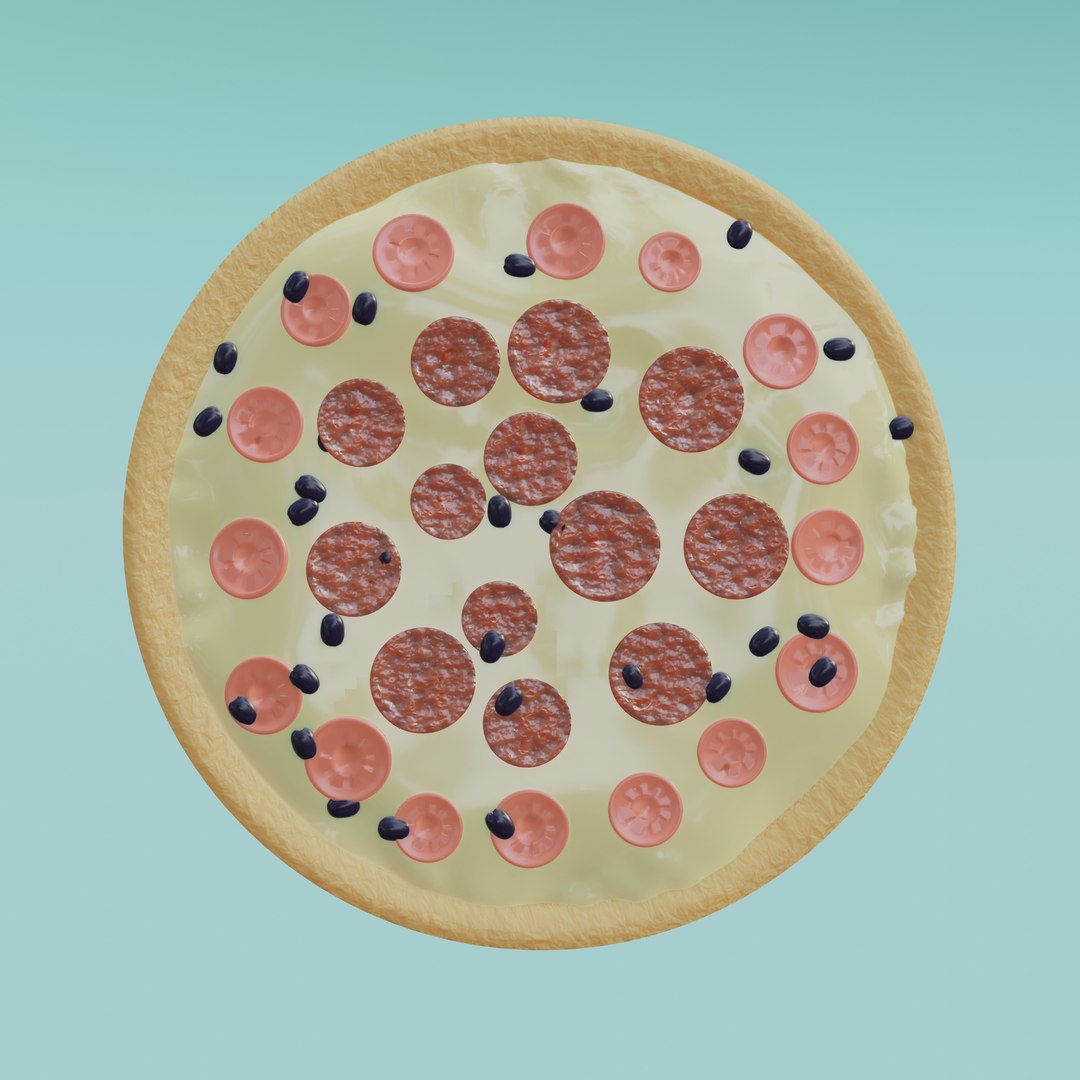 Pizza Model - TurboSquid 2021880