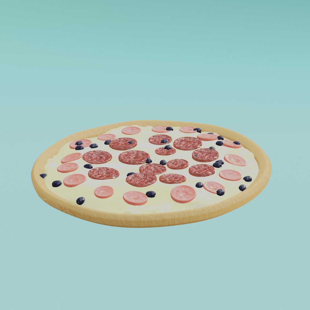 Pizza Model - TurboSquid 2021880