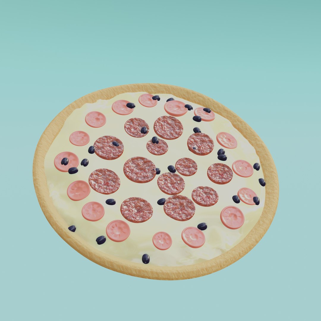 Pizza Model - TurboSquid 2021880