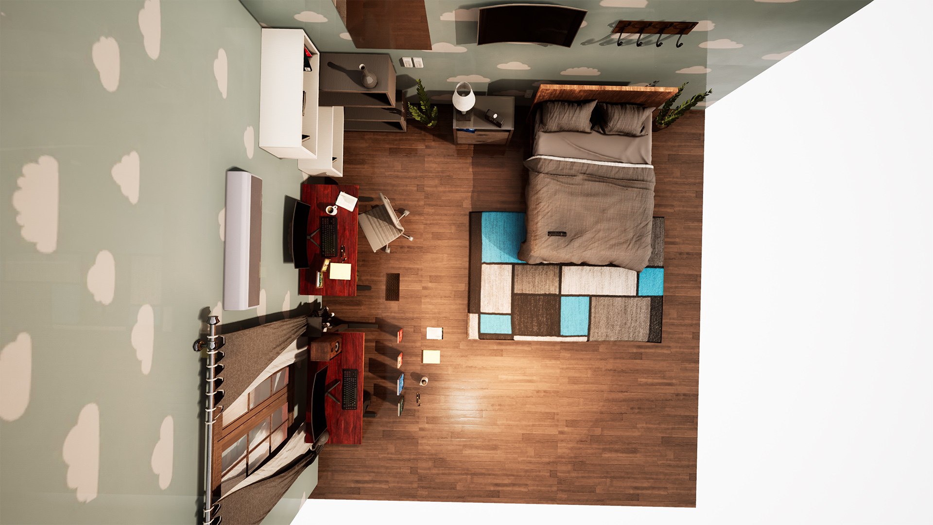 Bedroom Prop Package Model - TurboSquid 1984545