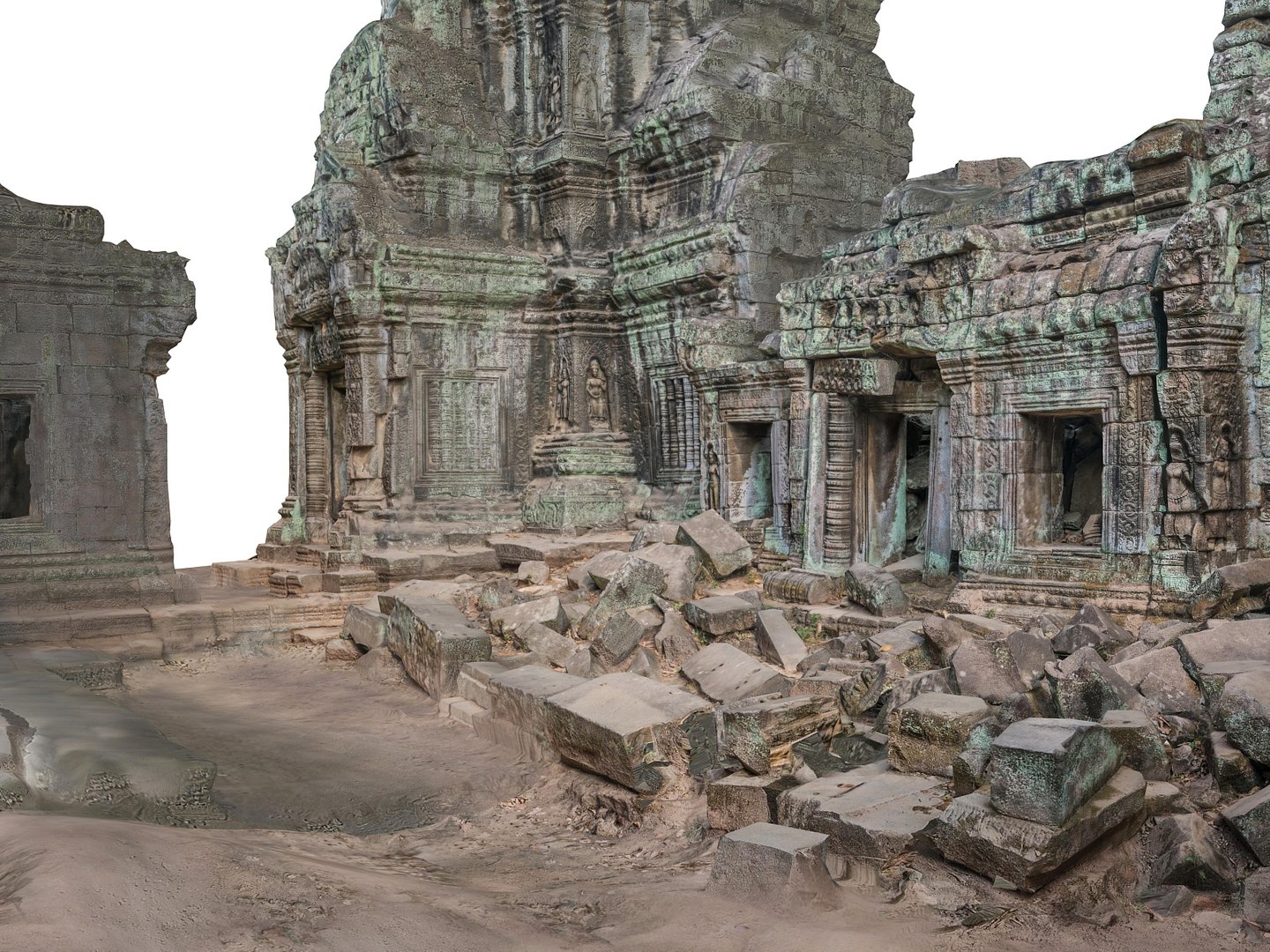 3d Model Ancient Temple 16 K