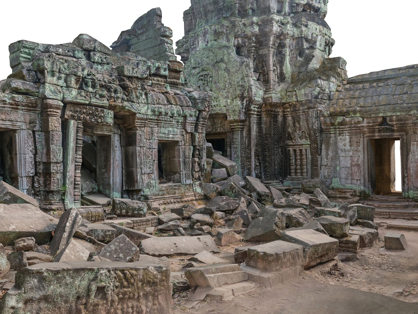 3d Model Ancient Temple 16 K