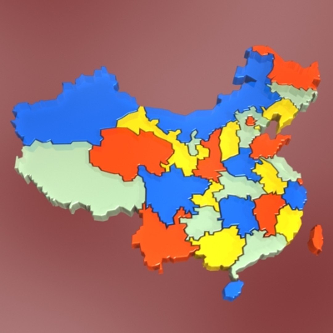 China States 3d Model