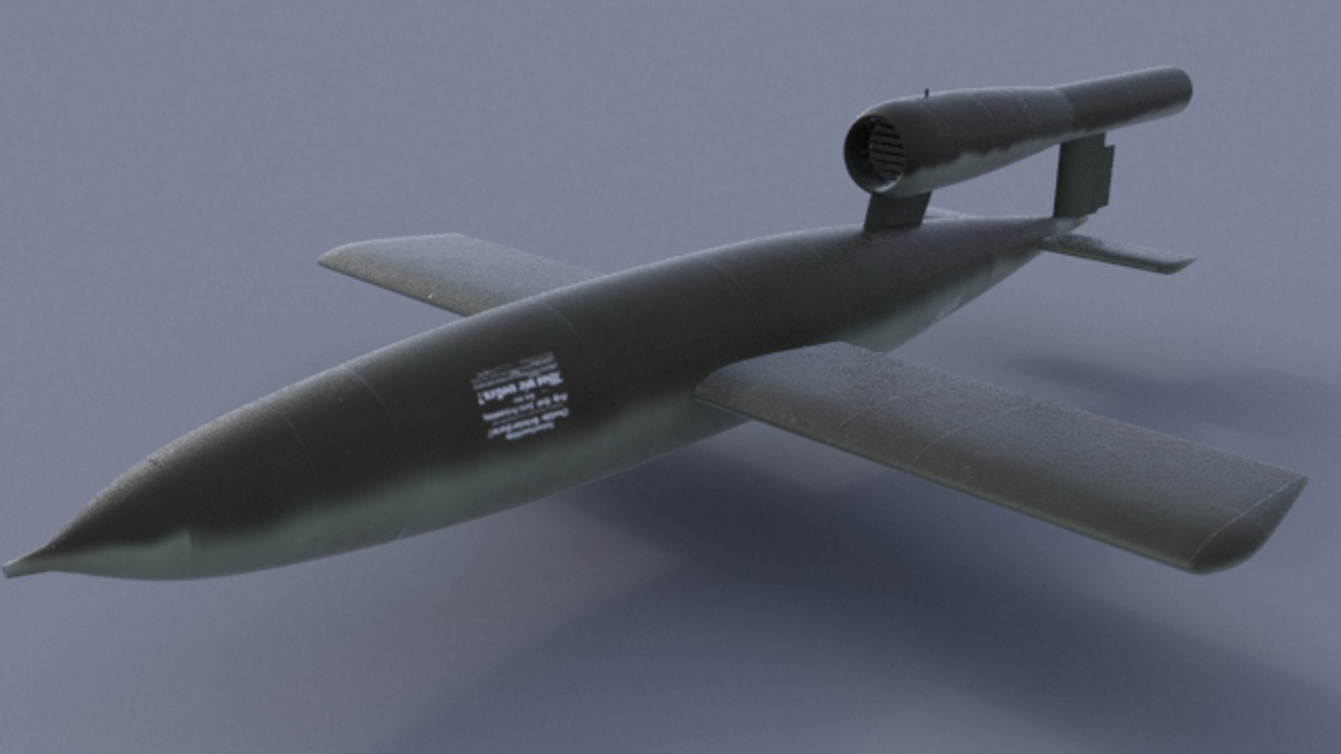 3d Model Wwii German V1 Flying