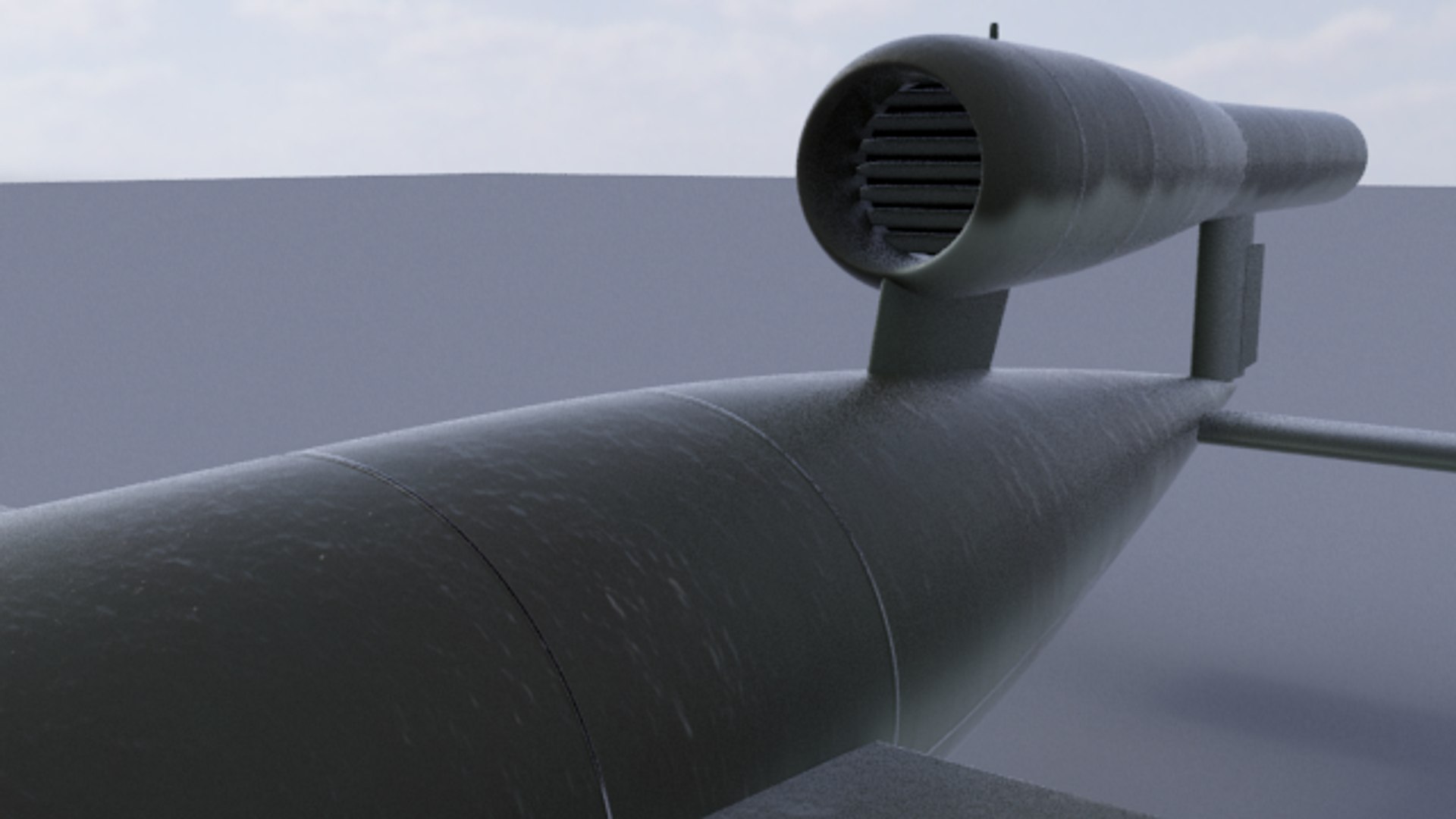 3d Model Wwii German V1 Flying