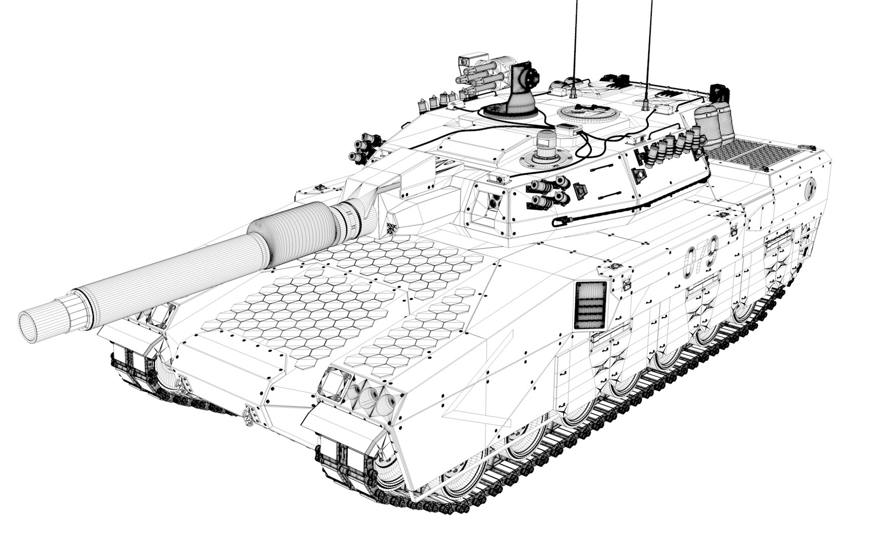 Tank Battle C4d