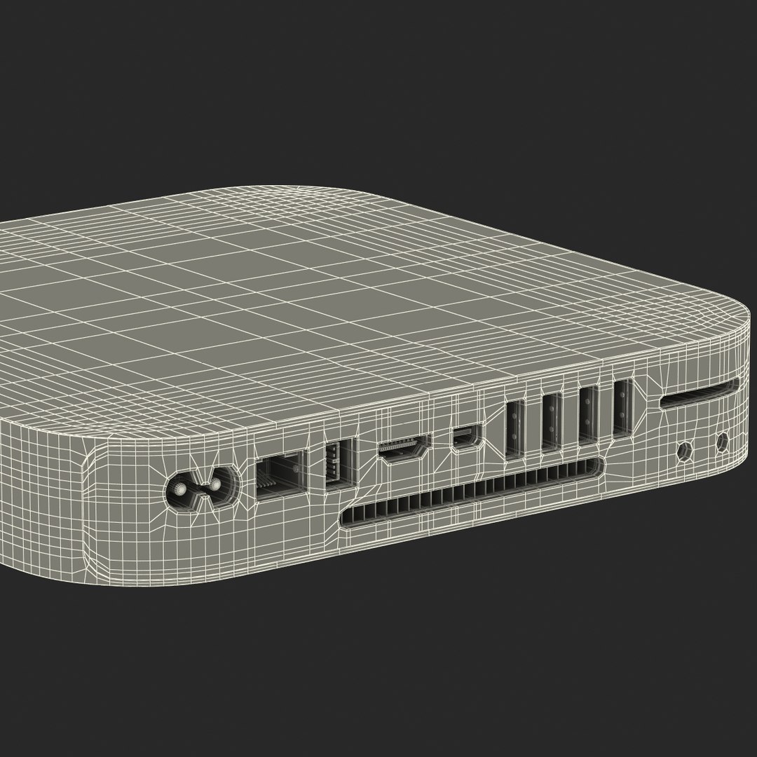 3d Apple Mac Mini