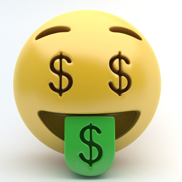3d model emoji bawling