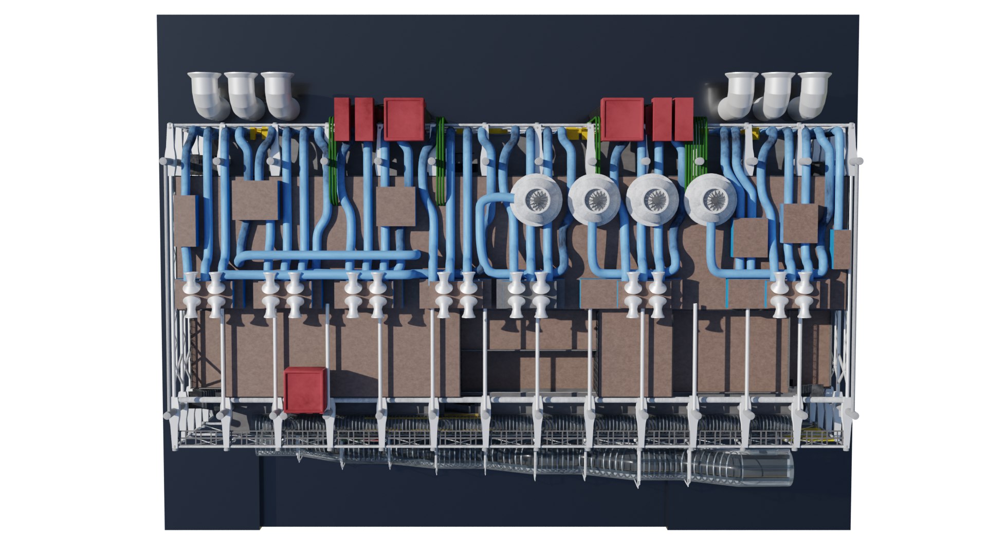 3D Centre Pompidou Model - TurboSquid 2094362