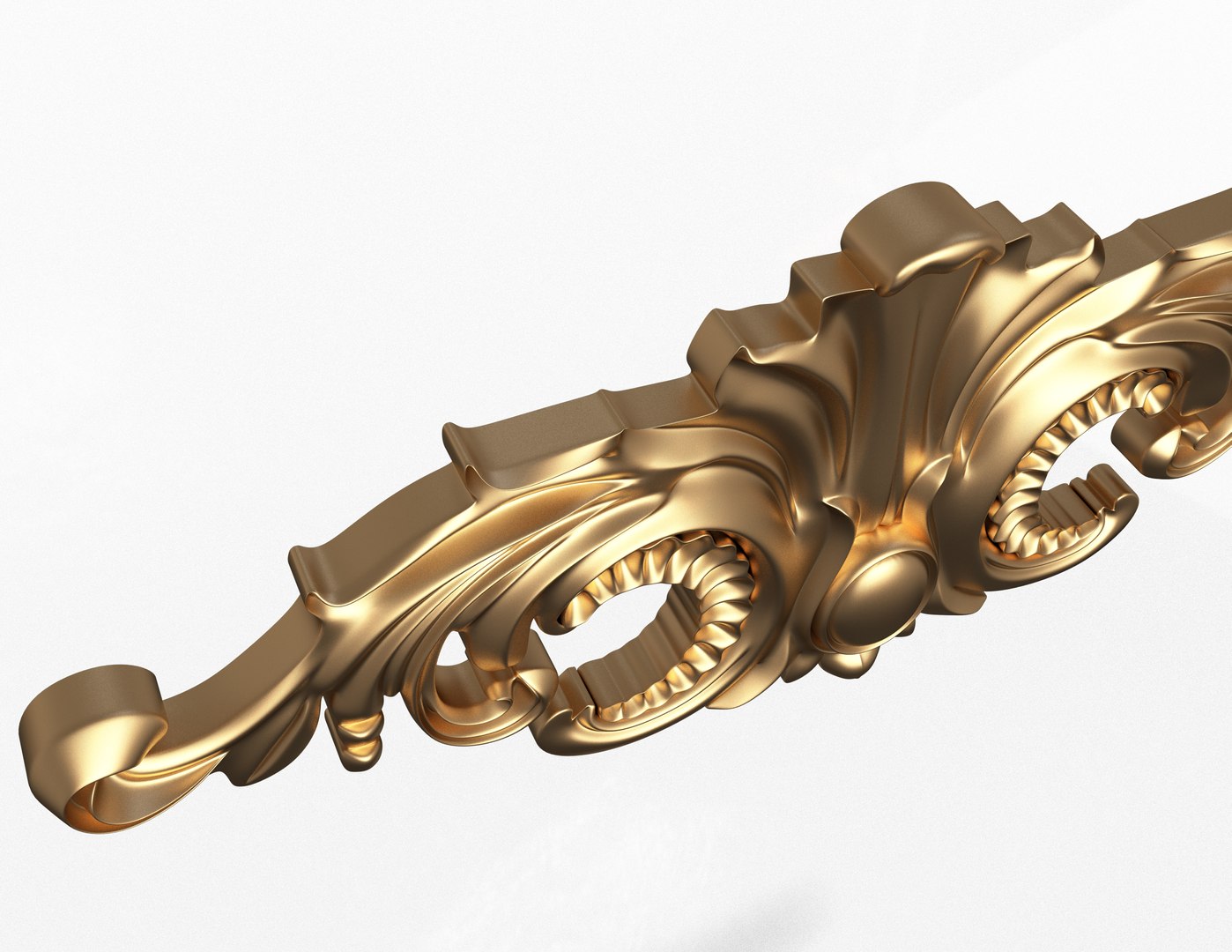 3D Carved Plaster Molding Decoration model - TurboSquid 1739036