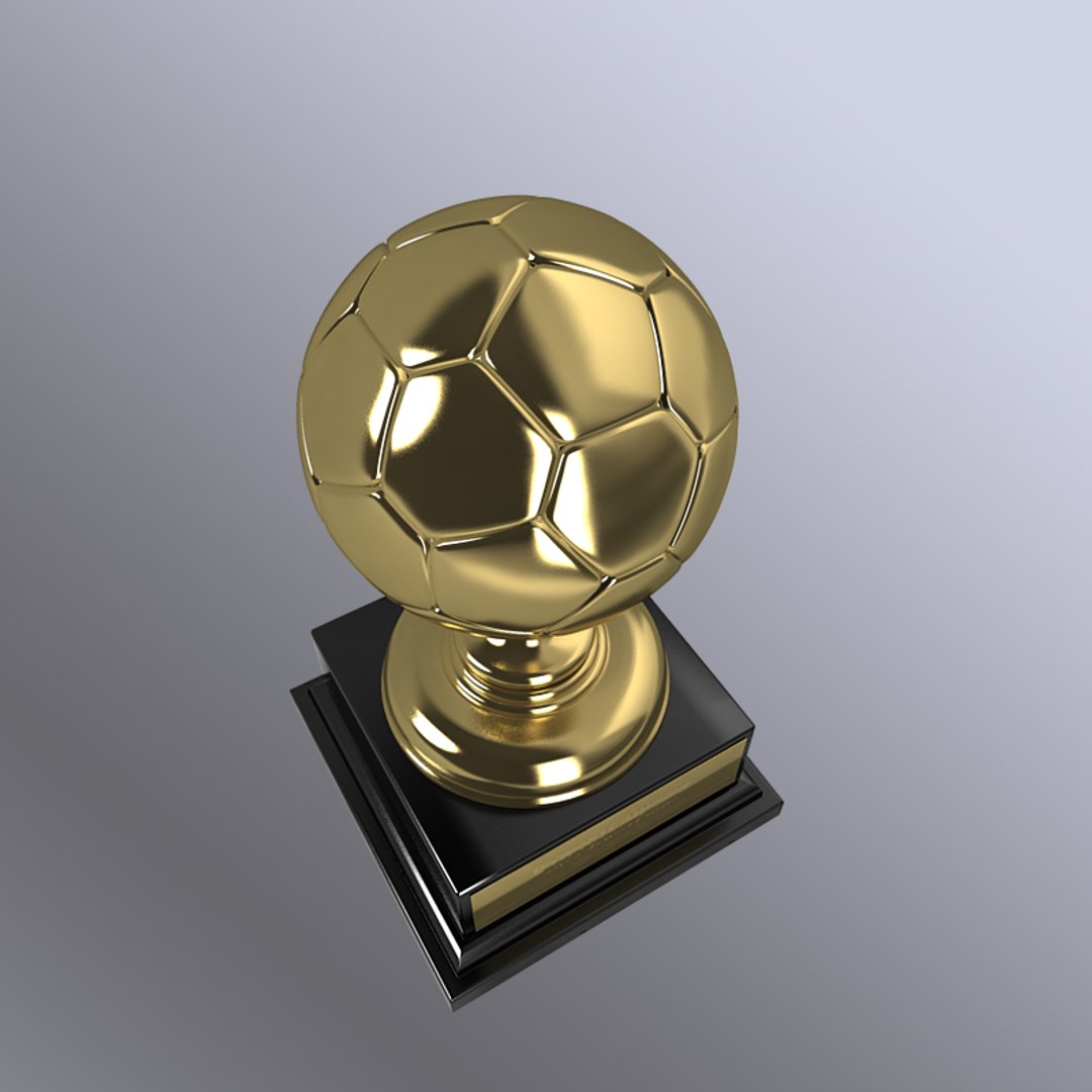 3d Model Soccer Trophy