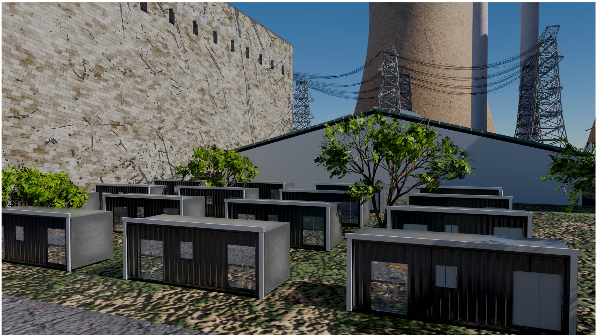 Nuclear Power Plant 3D Model - TurboSquid 2330517