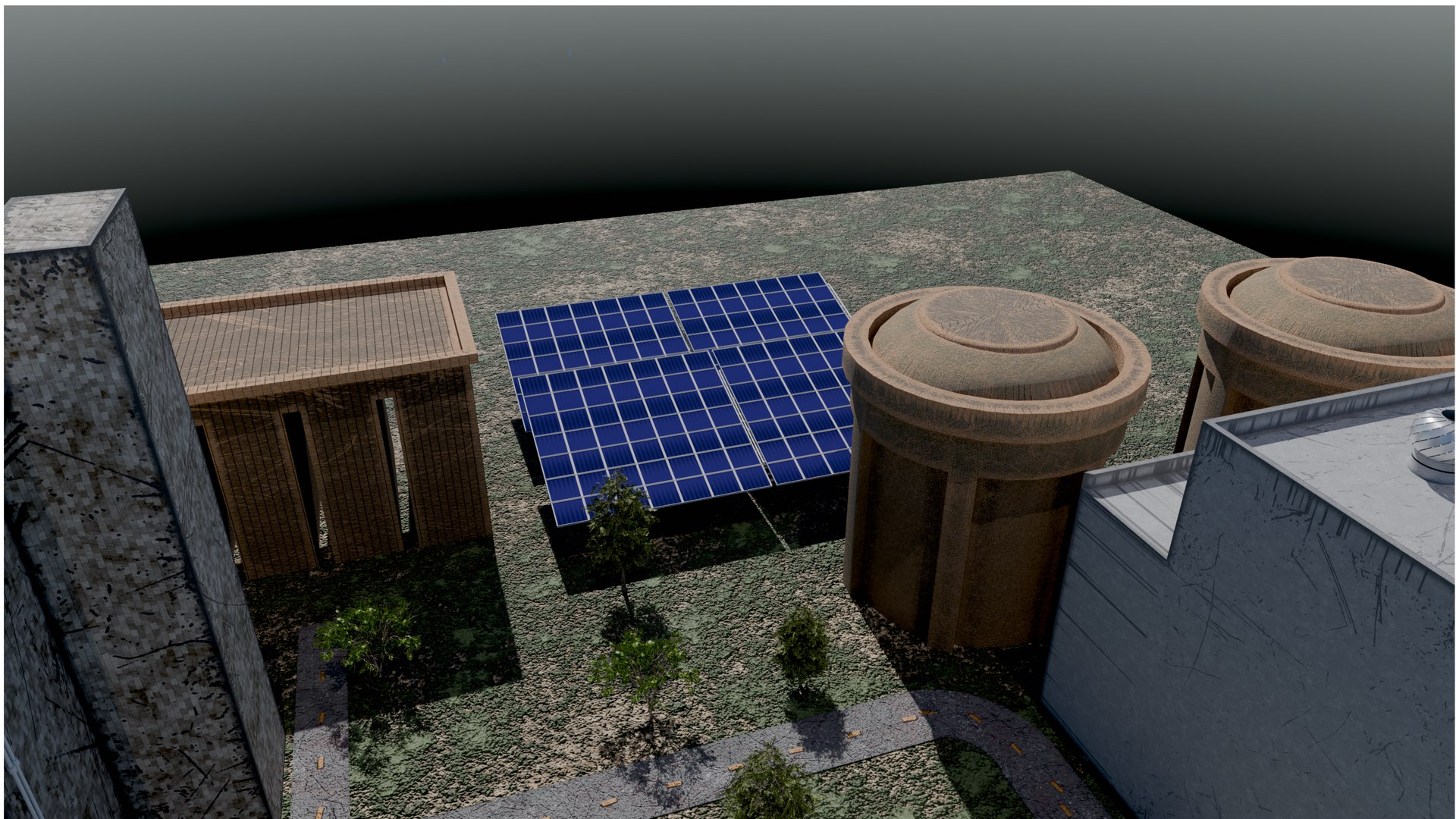 Nuclear Power Plant 3D Model - TurboSquid 2330517