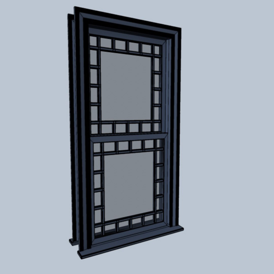 window 3d obj