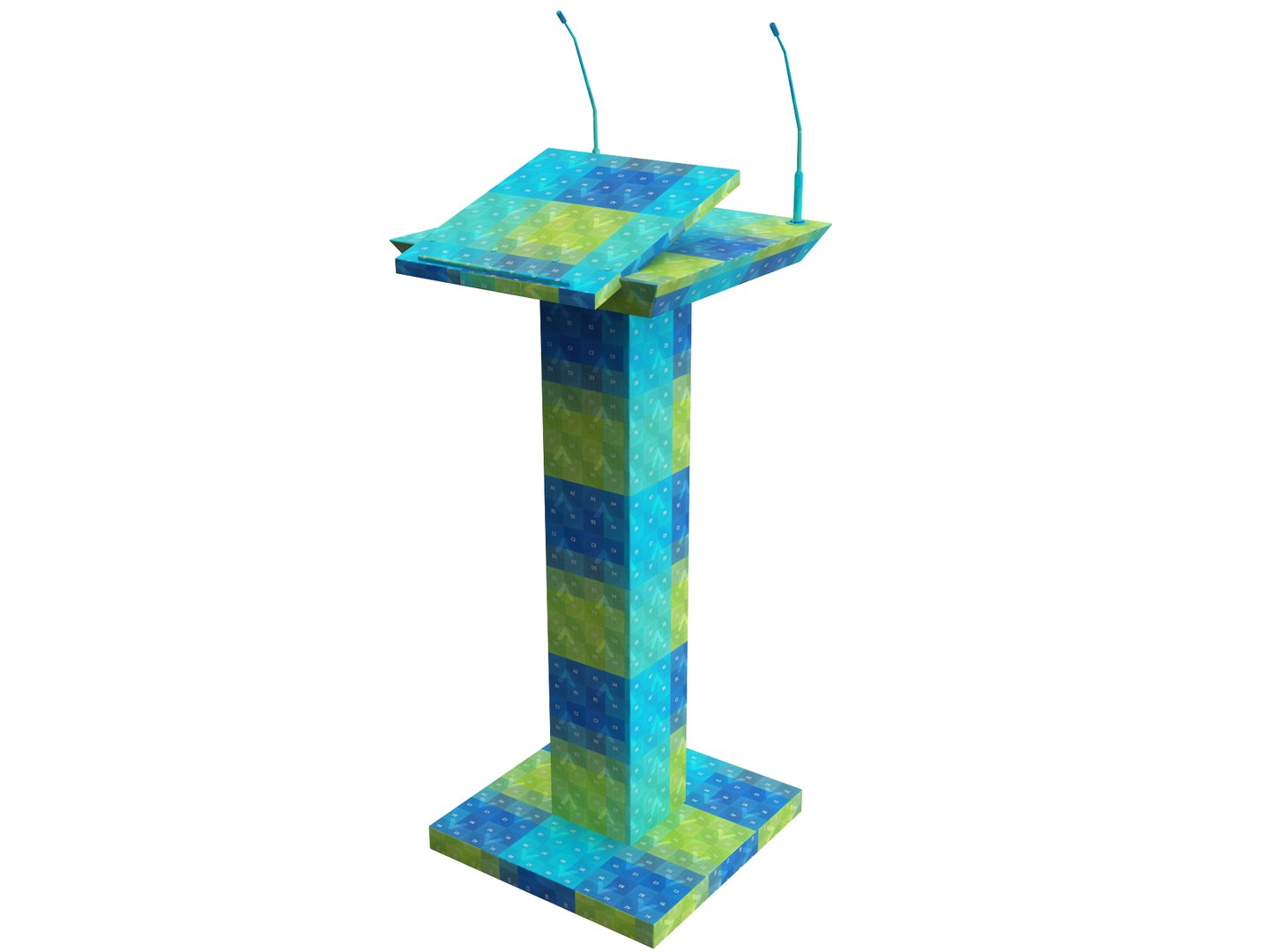 3D Lectern 3d Model model - TurboSquid 1903912