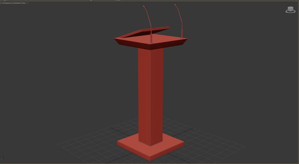 3D Lectern 3d Model model - TurboSquid 1903912