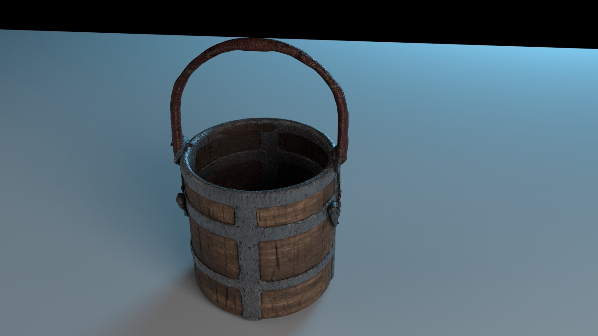 3D Old Medieval Bucket - TurboSquid 2188724