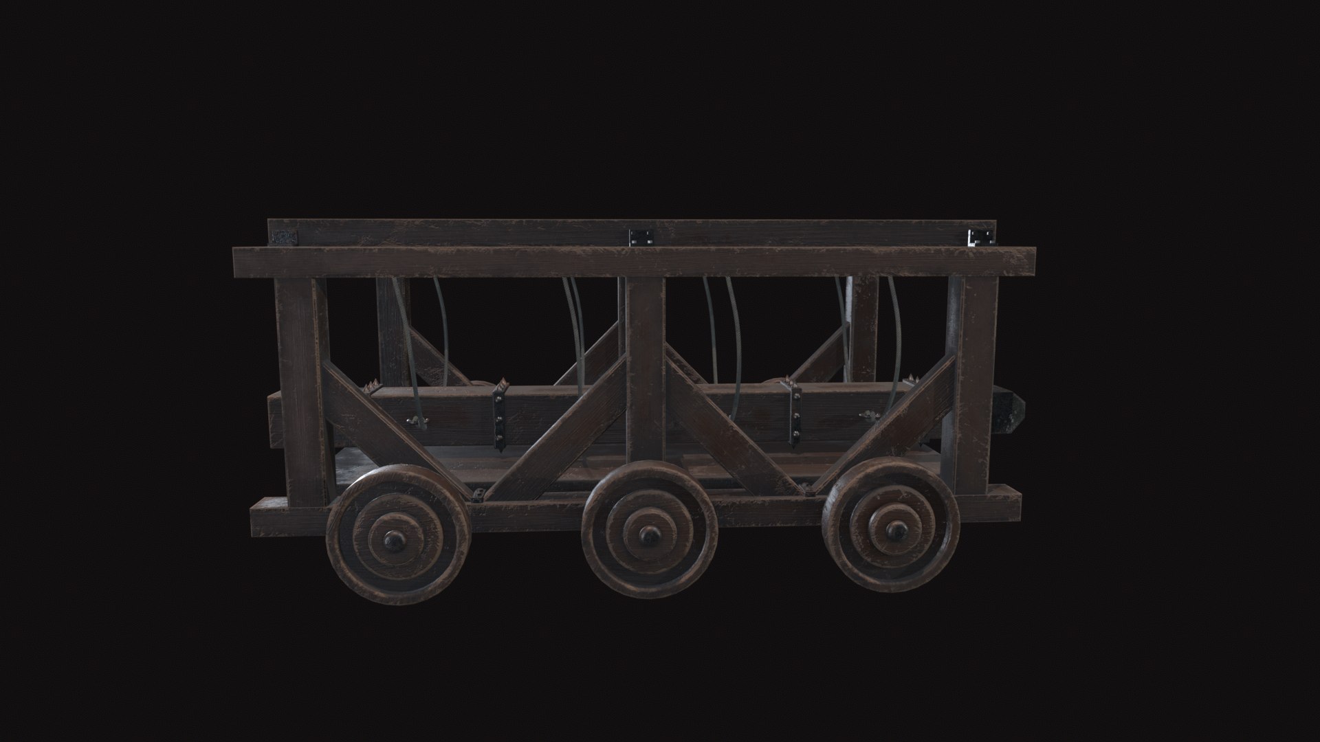 Medieval Battering Ram 02 Old 3D Model - TurboSquid 2318891