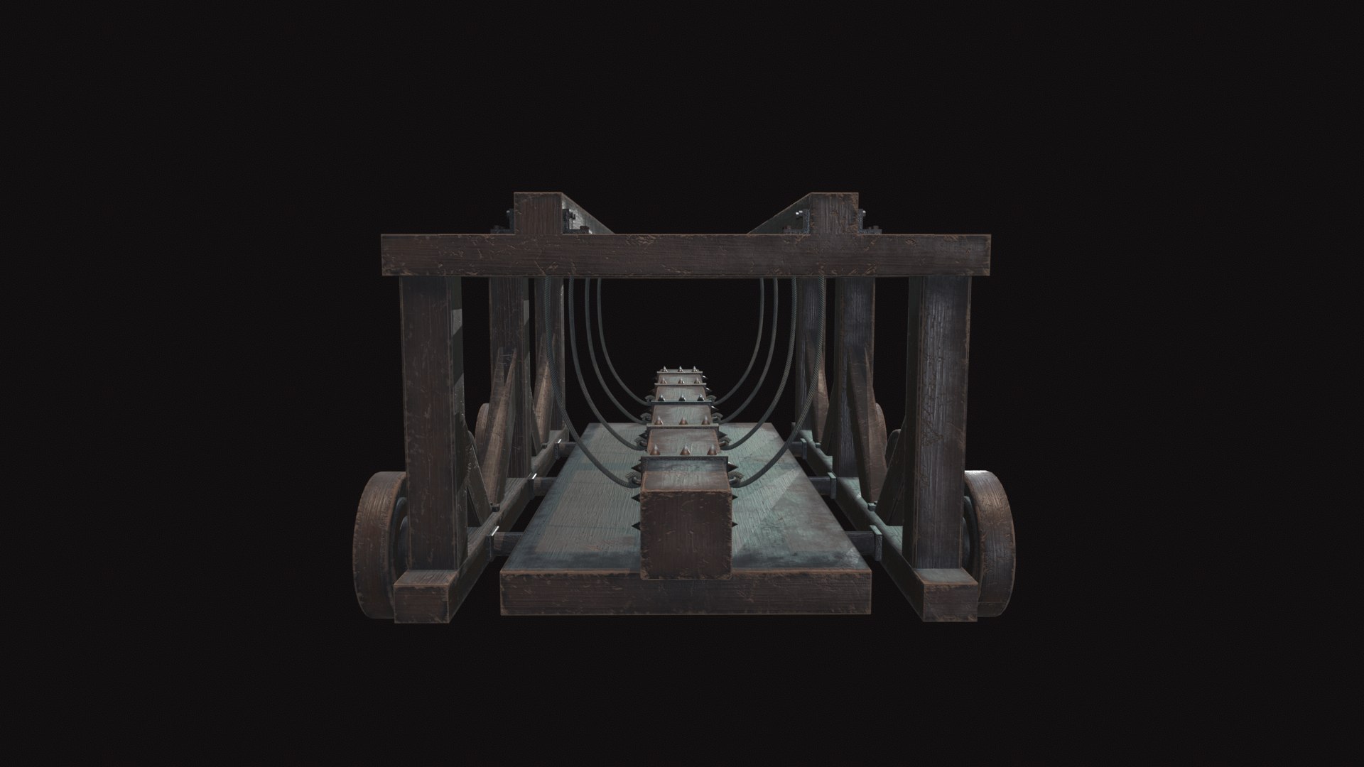Medieval Battering Ram 02 Old 3D Model - TurboSquid 2318891