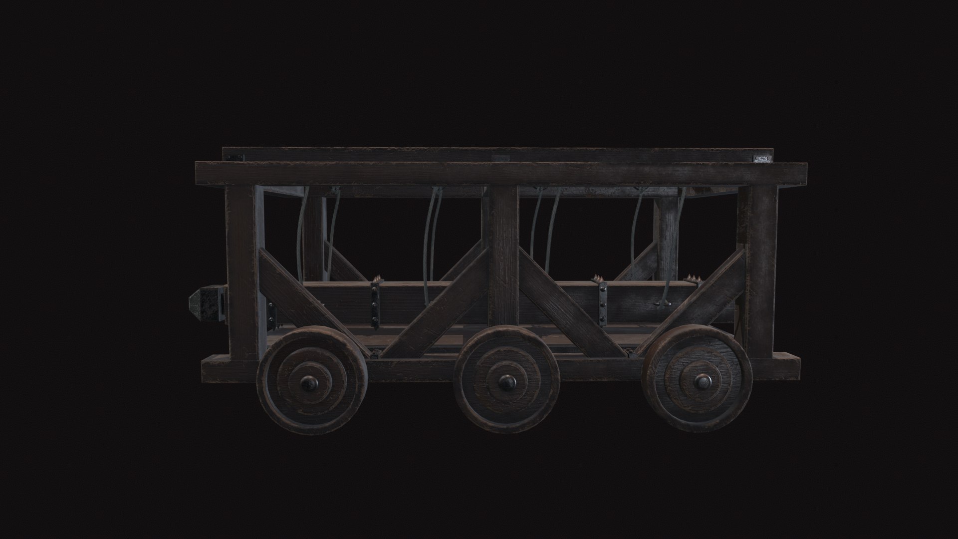 Medieval Battering Ram 02 Old 3D Model - TurboSquid 2318891