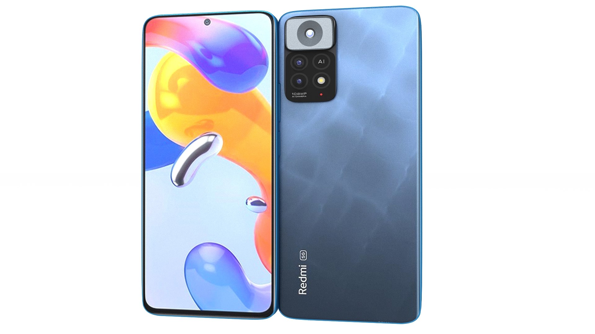 Xiaomi Redmi Note 11 Pro 5G Blue 3D - TurboSquid 1917575