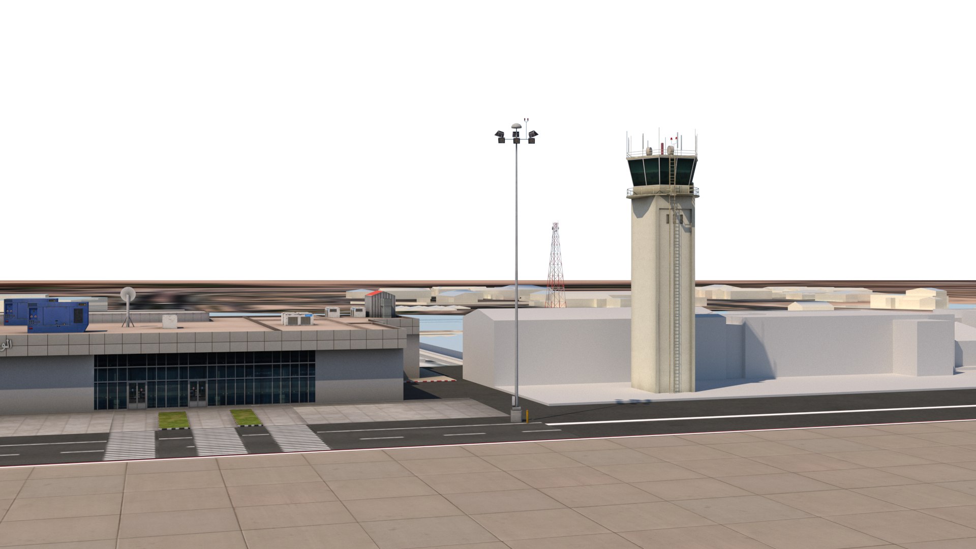 3D Taif Airport - TurboSquid 2407873