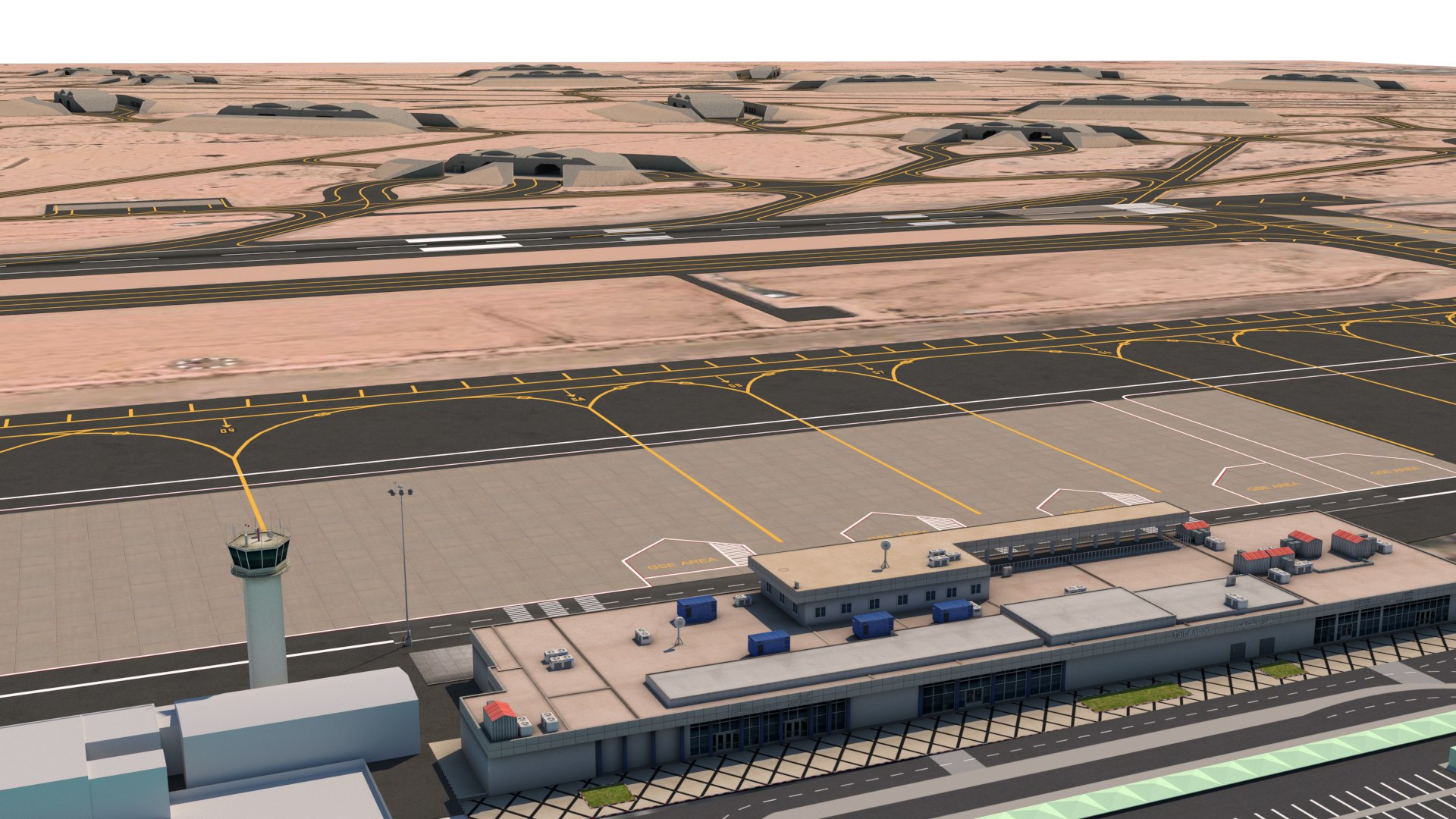 3D Taif Airport - TurboSquid 2407873