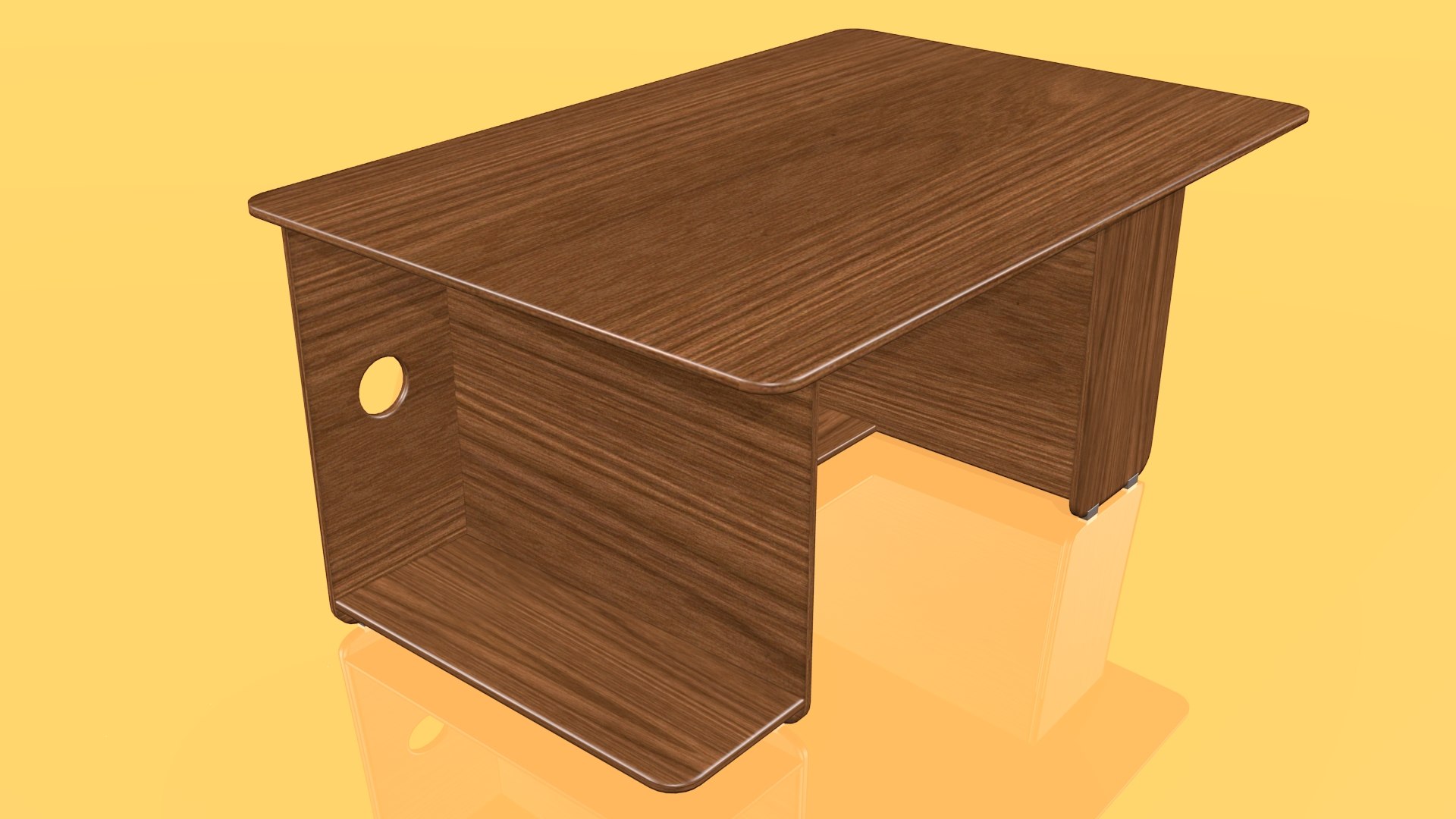 3d Computer Desk Model