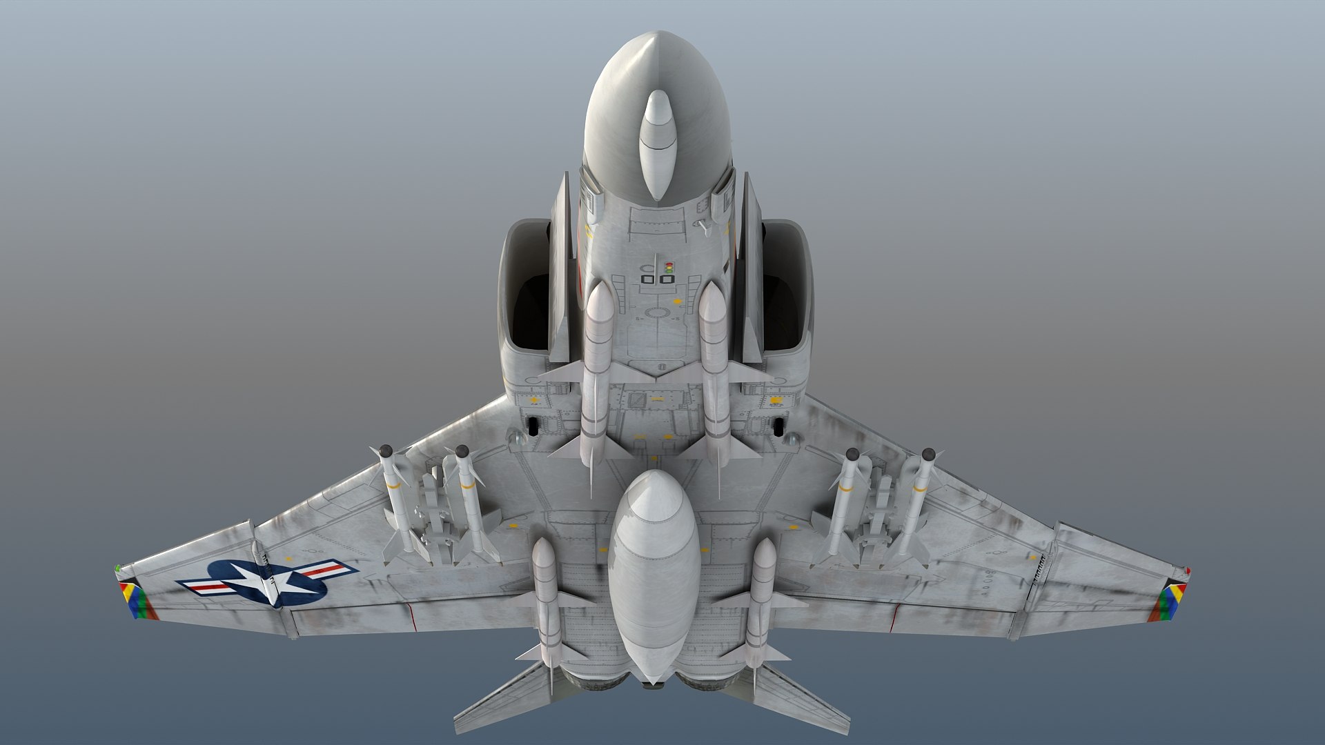 F4 B NAVY Phantom II Vigilantes VF-151 USS Midway 3D - TurboSquid 1800121