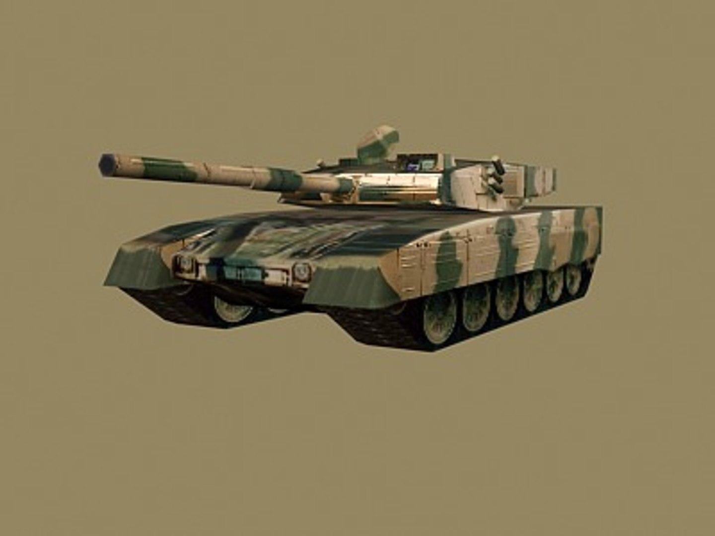 Chinese Type-98 Mbt 3d Model