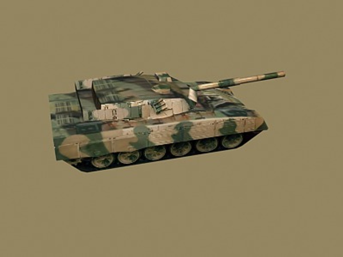 Chinese Type-98 Mbt 3d Model