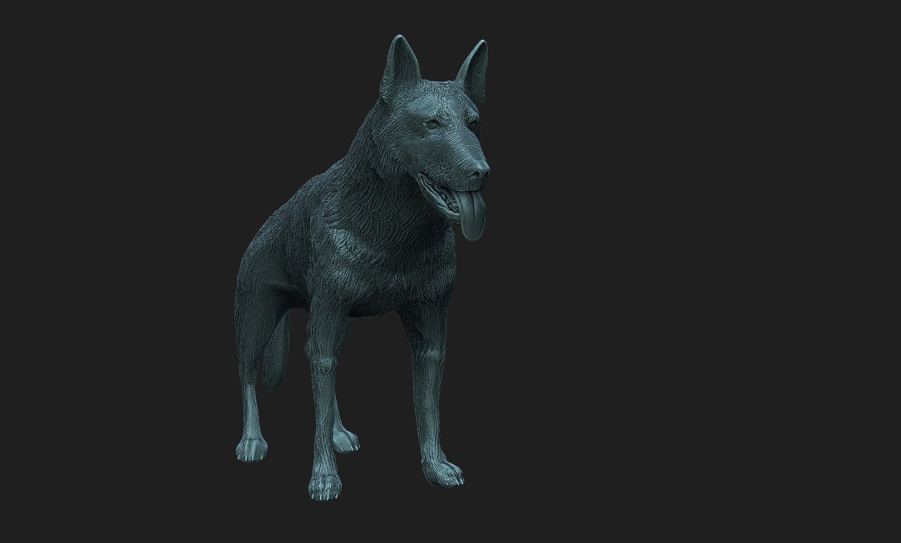 German Shepherd 3D Model - TurboSquid 2139696