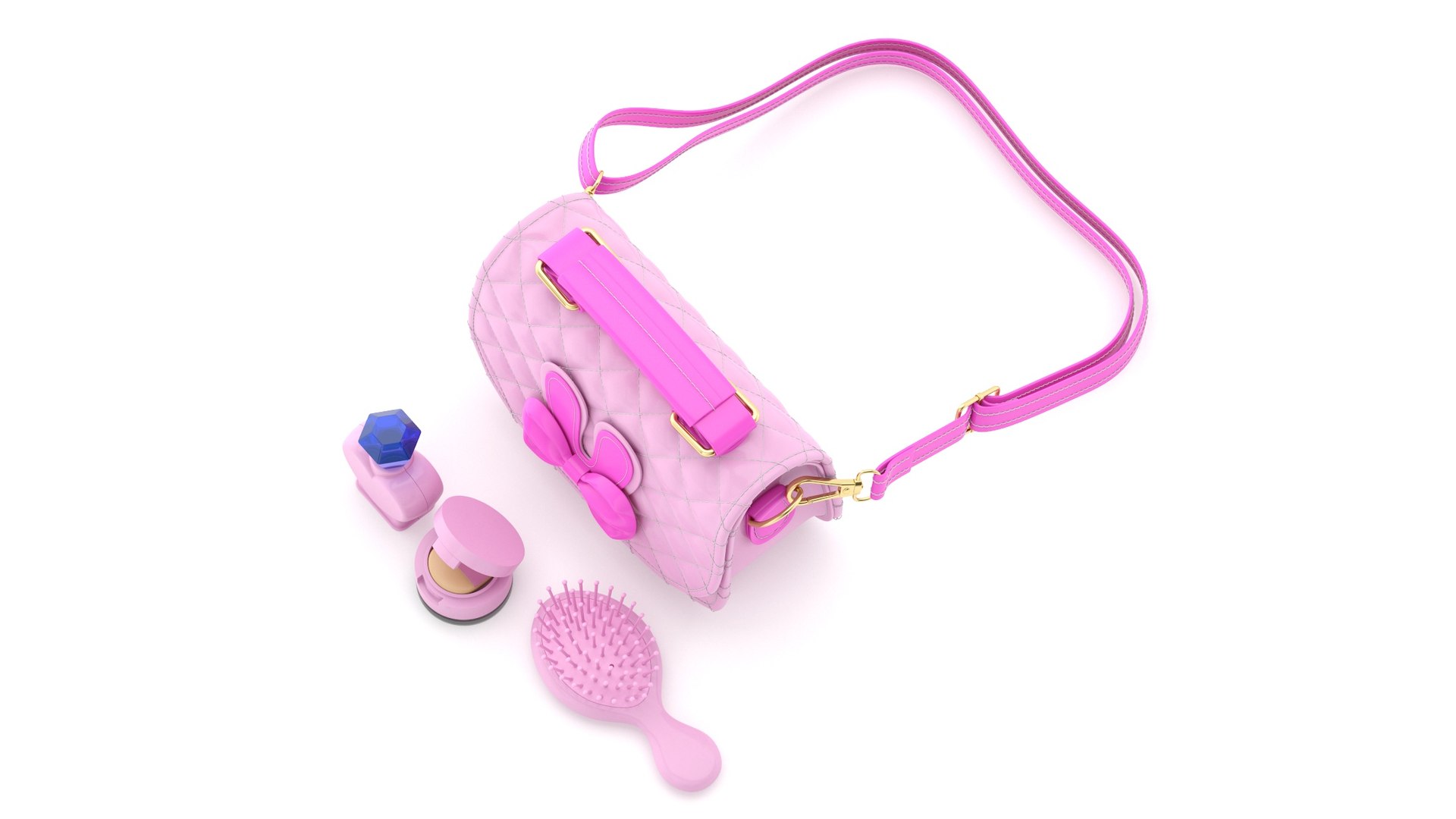 Play purse set 3D model - TurboSquid 1519621