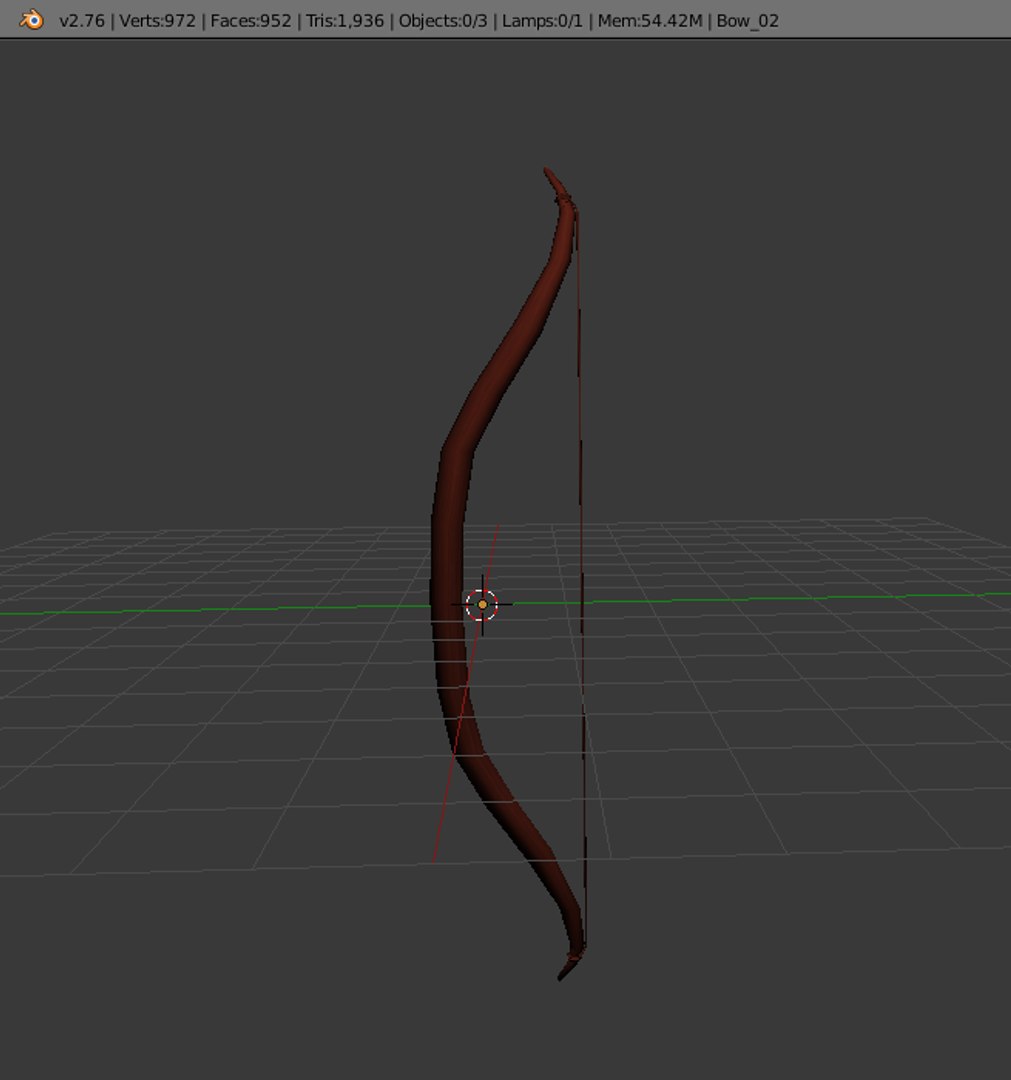 3d bow model
